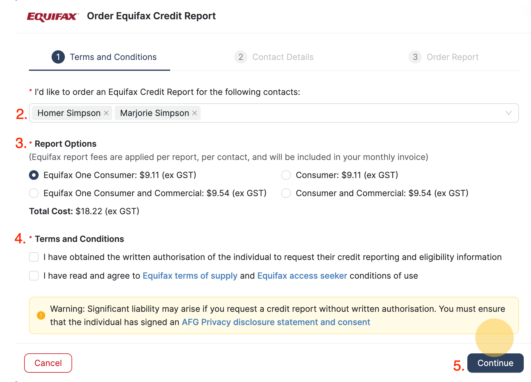 Order Equifax Reports via BrokerEnginePlus – BrokerEngine